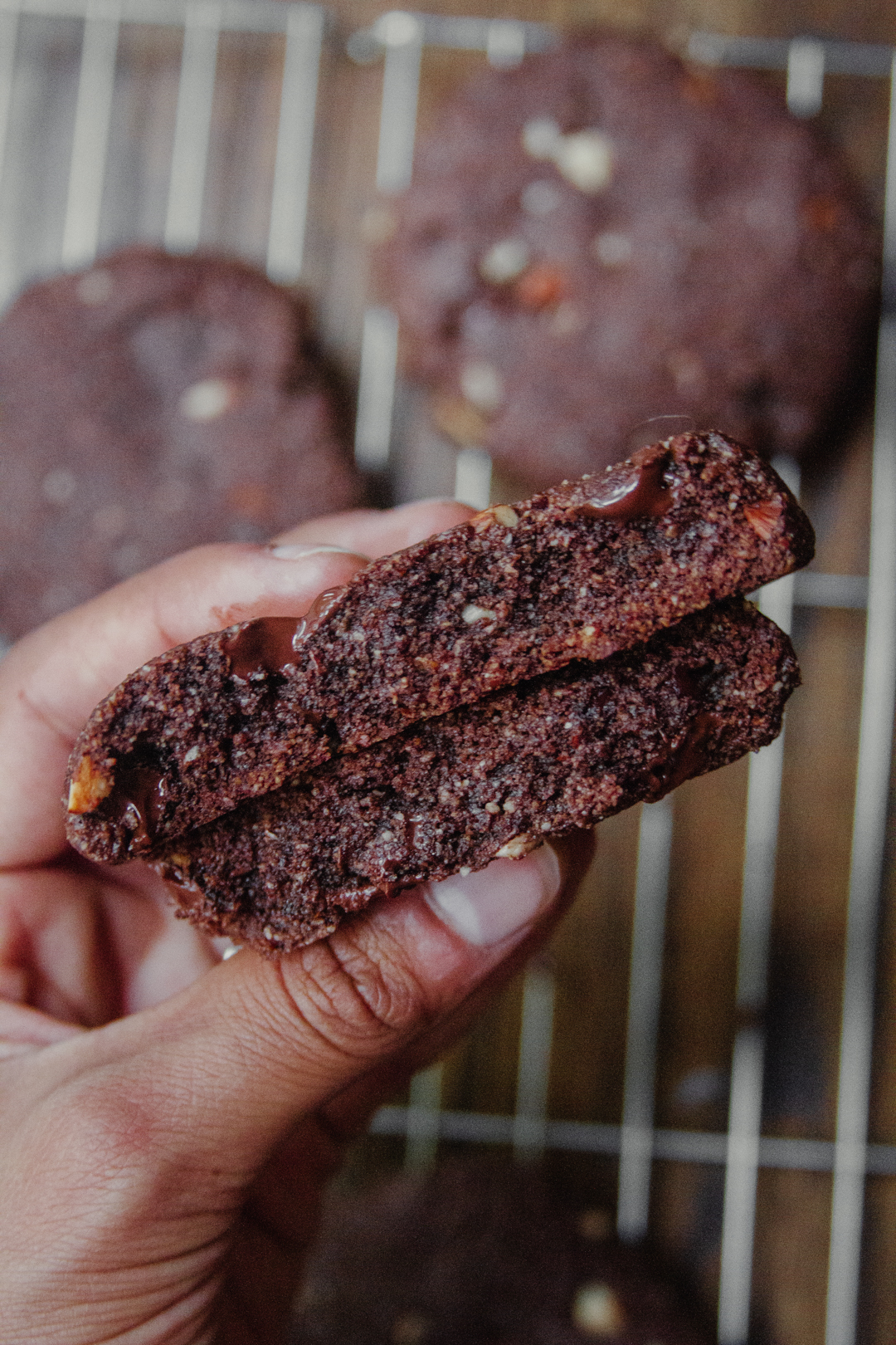 Gluten-free Jamocha Almond Fudge Cookies – healthienut