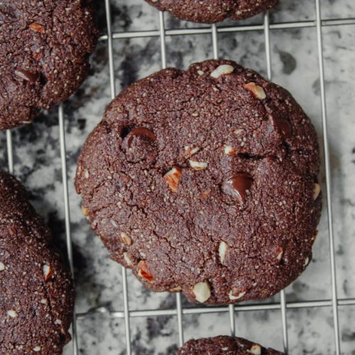 Gluten-free Jamocha Almond Fudge Cookies – healthienut