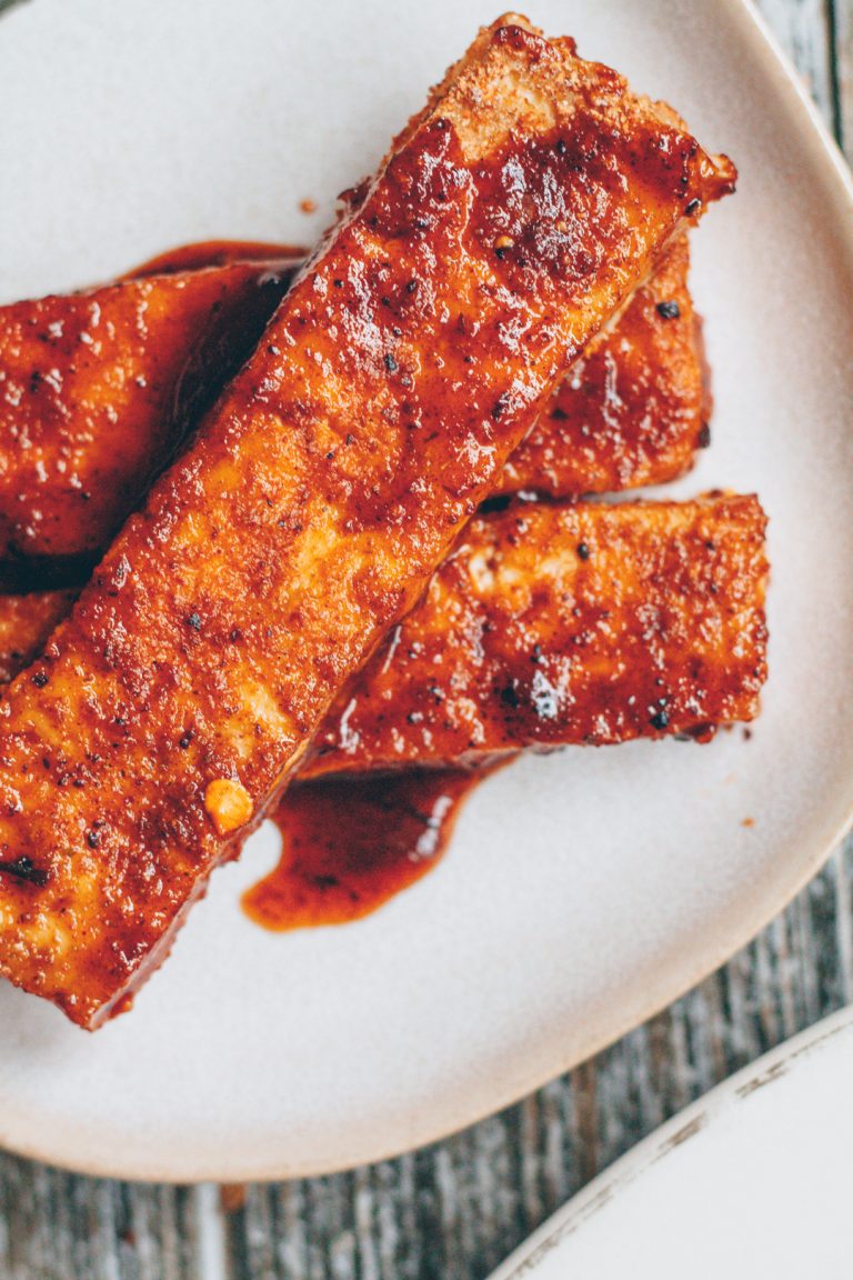 Crispy BBQ Tofu Toast – healthienut