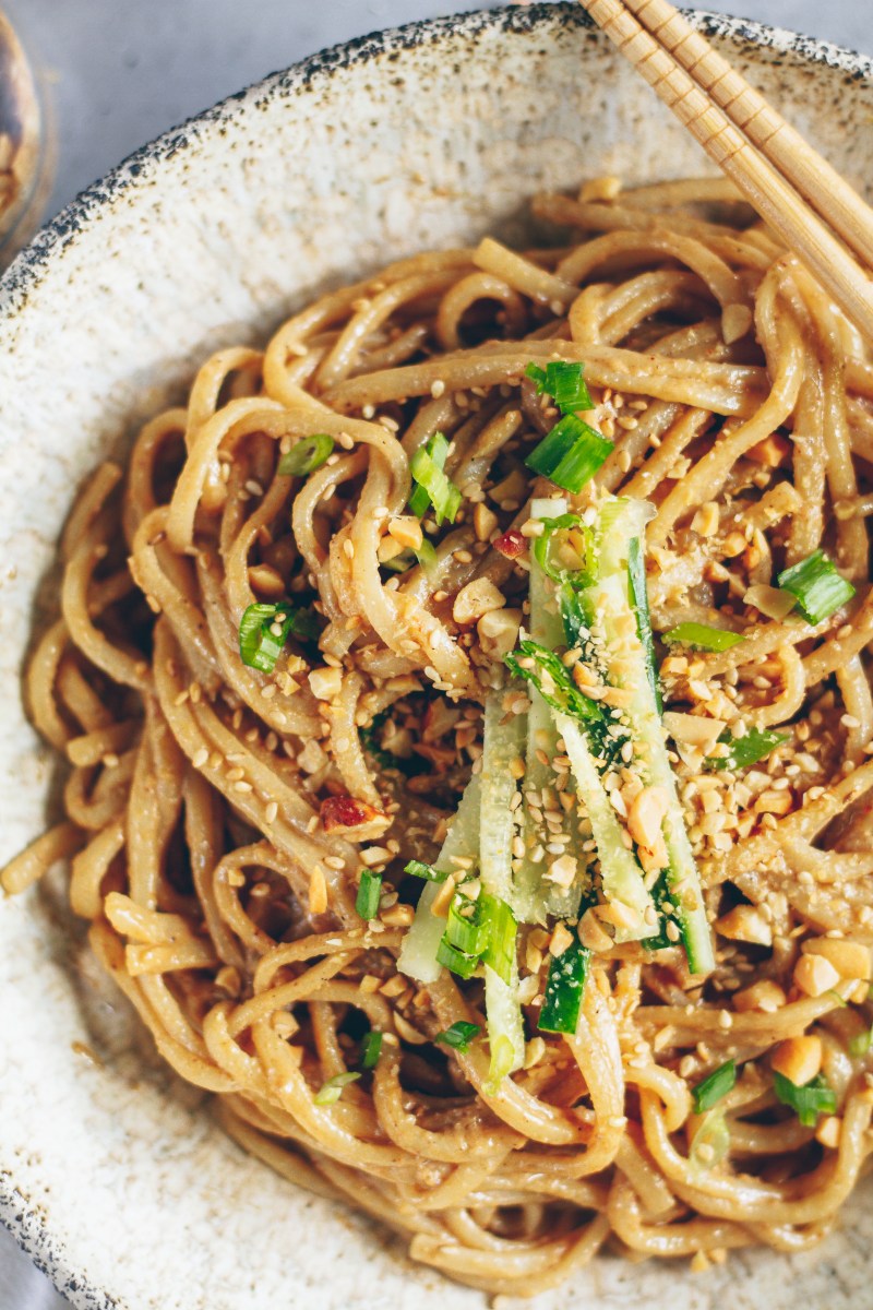 10-Minute Chinese Sesame Noodles (Ma Jiang Mian) – healthienut