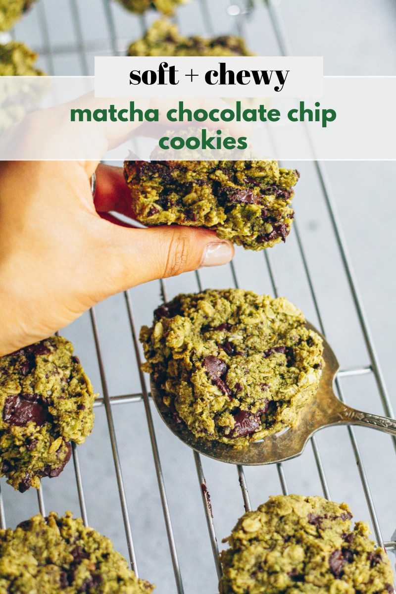 Matcha Chocolate Chip Cookies – healthienut
