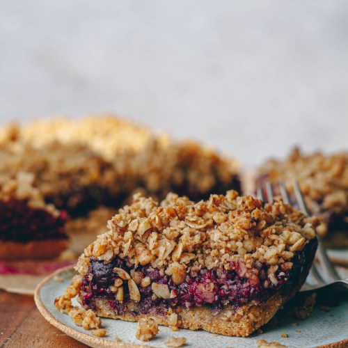 Berry Oat Shortbread Bars – healthienut