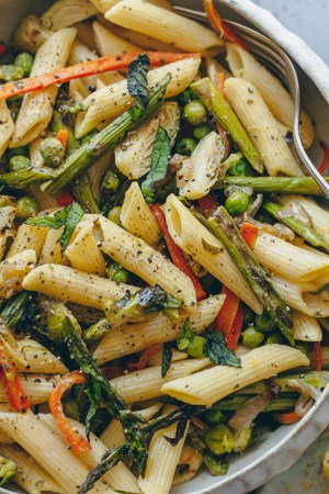 Roasted Vegetable Penne Pasta (Pasta Primavera) – healthienut