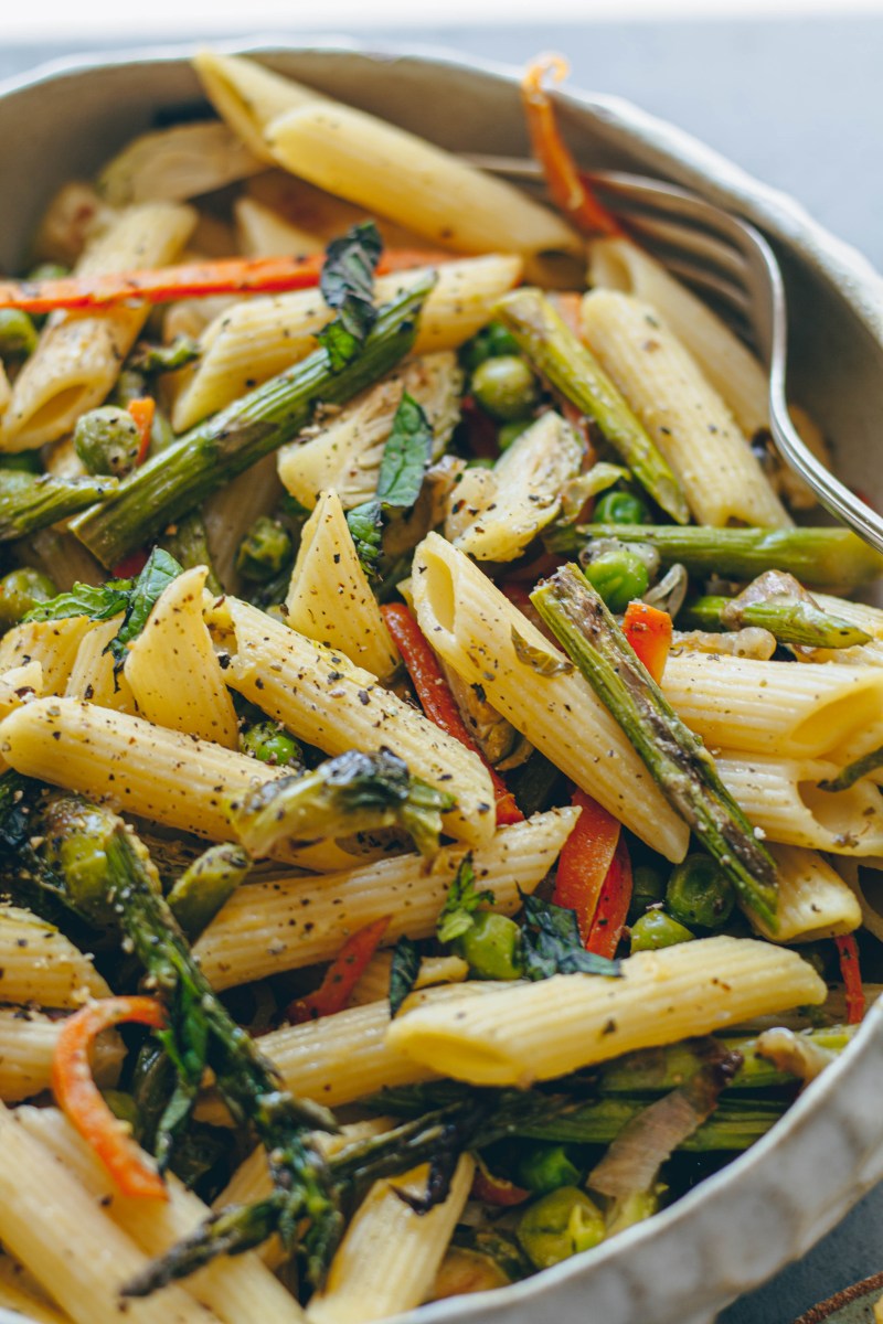 Roasted Vegetable Penne Pasta (Pasta Primavera) – healthienut
